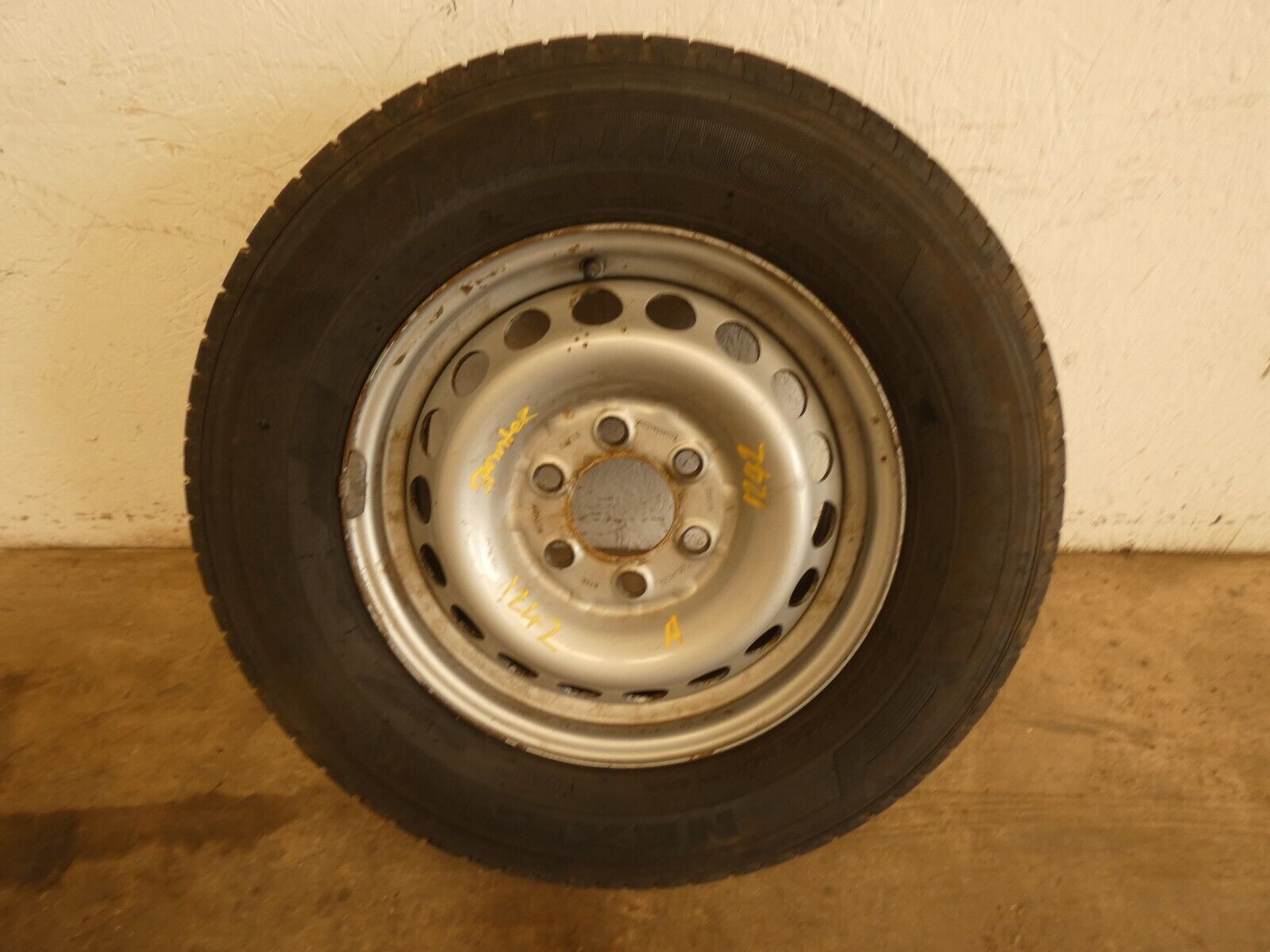 One 16" (2017) Mercedes Sprinter Spare Wheel (A) - 6.5x16 ET62 ...