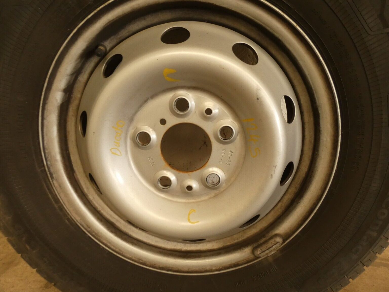 One 16" (2021) Fiat Ducato Spare Wheel (C) - 16x6.0J - 1395240080 ...