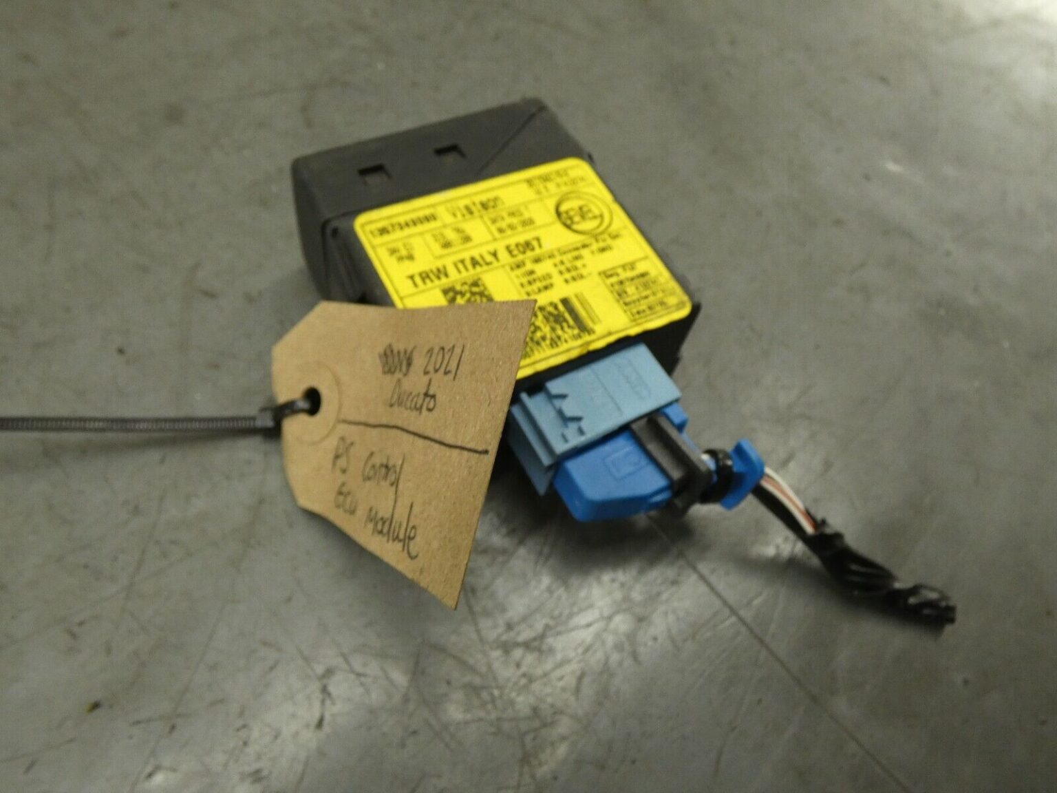 Fiat Ducato Power Steering Control ECU Module 2.3 Multijet 2021 ...