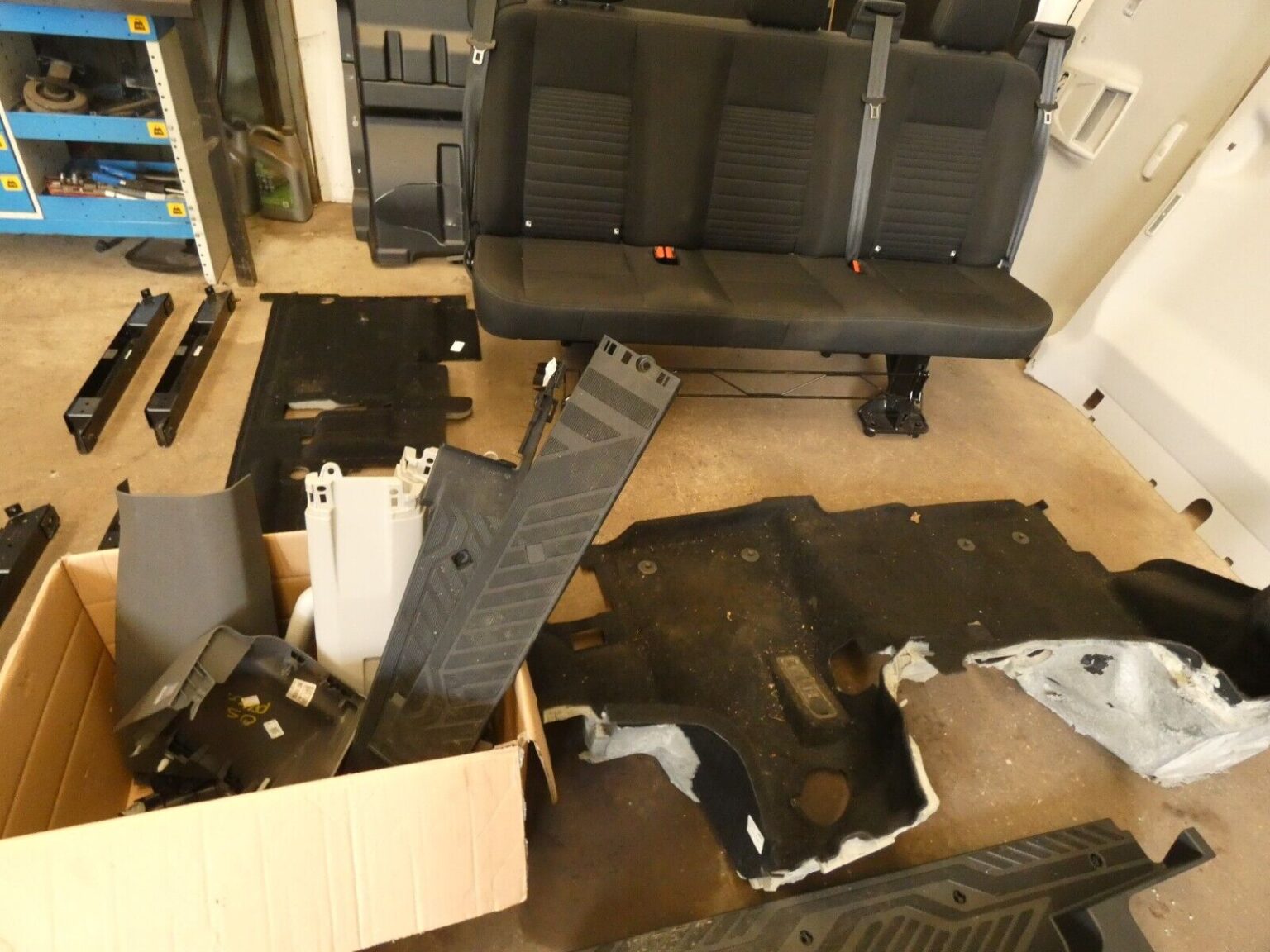 Ford Transit Custom Crew Cab Interior Converion Kit c/w Bench Seats 2 ...