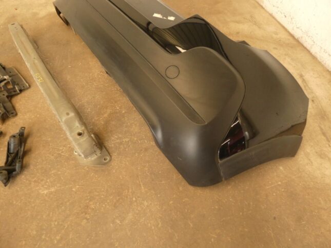 Citroen C3 Rear Bumper c/w Reinforcer Bar & Brackets 1.6HDI 2018 (BLACK ...