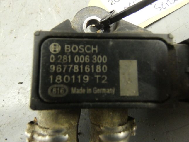 Citroen C3 DPF Pressure Sensor 5dr 1.6HDI 2018 - BOSCH - 9677816180 ...
