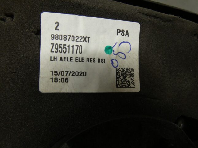 Peugeot Expert Passenger Nearside Electric Folding Wing Mirror Lane ...