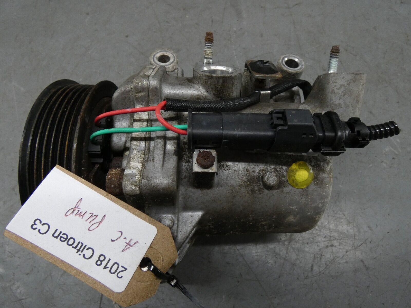 Citroen C3 Air Con Compressor Pump 5dr 1.6HDI 2018 - 9810349980 ...