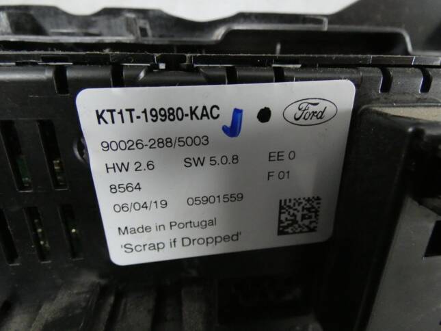 Ford Transit Connect Heater Controls Control Unit with AIR CON 1.5TDCI ...