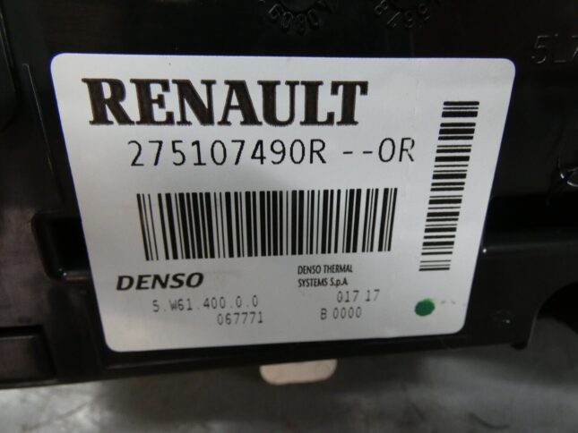 Renault Master Heater Controls Control Unit 2.3DCI 2017 - 275107490R ...