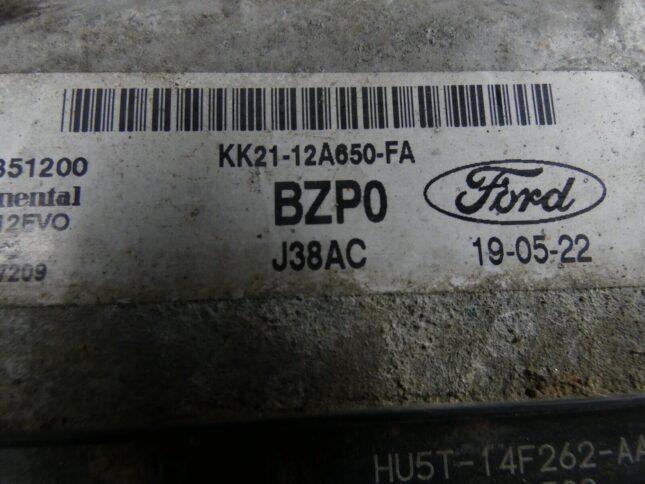 Ford Transit Custom ECU & Lock Set c/w Speedo 2.0DCIV 2019 - KK21-12A650-FA - Chrispin's Used ...