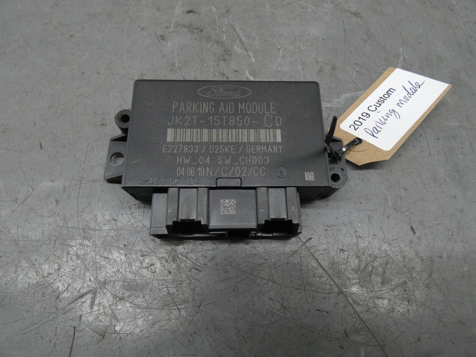 Ford Transit Custom Parking Module 2.0DCIV 2019 - JK2T-15T850-CD ...