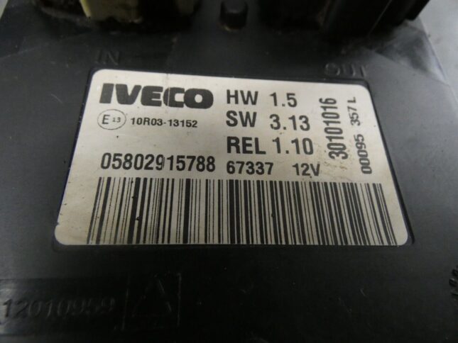 Iveco Daily Tow Bar Towbar ECU 2.3 2016 - 05802915788 - Chrispin's Used ...