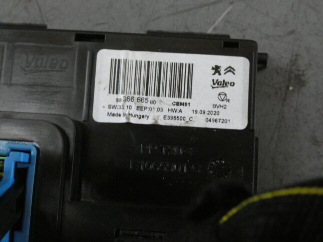 Vauxhall Vivaro Climate Control Module 2.0HDI 2020 - 9836666580 ...