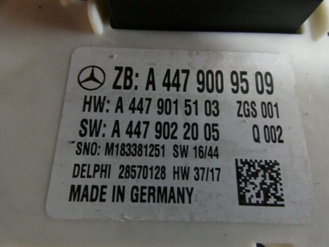 Mercedes Benz Vito ECU & Lock Set c/w Speedo 2.1 2019 - BOSCH ...