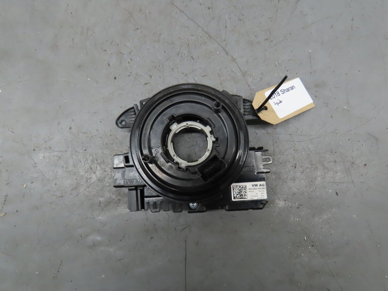VW Volkswagen Sharan Drivers Steering Wheel Airbag Squib 2018 ...