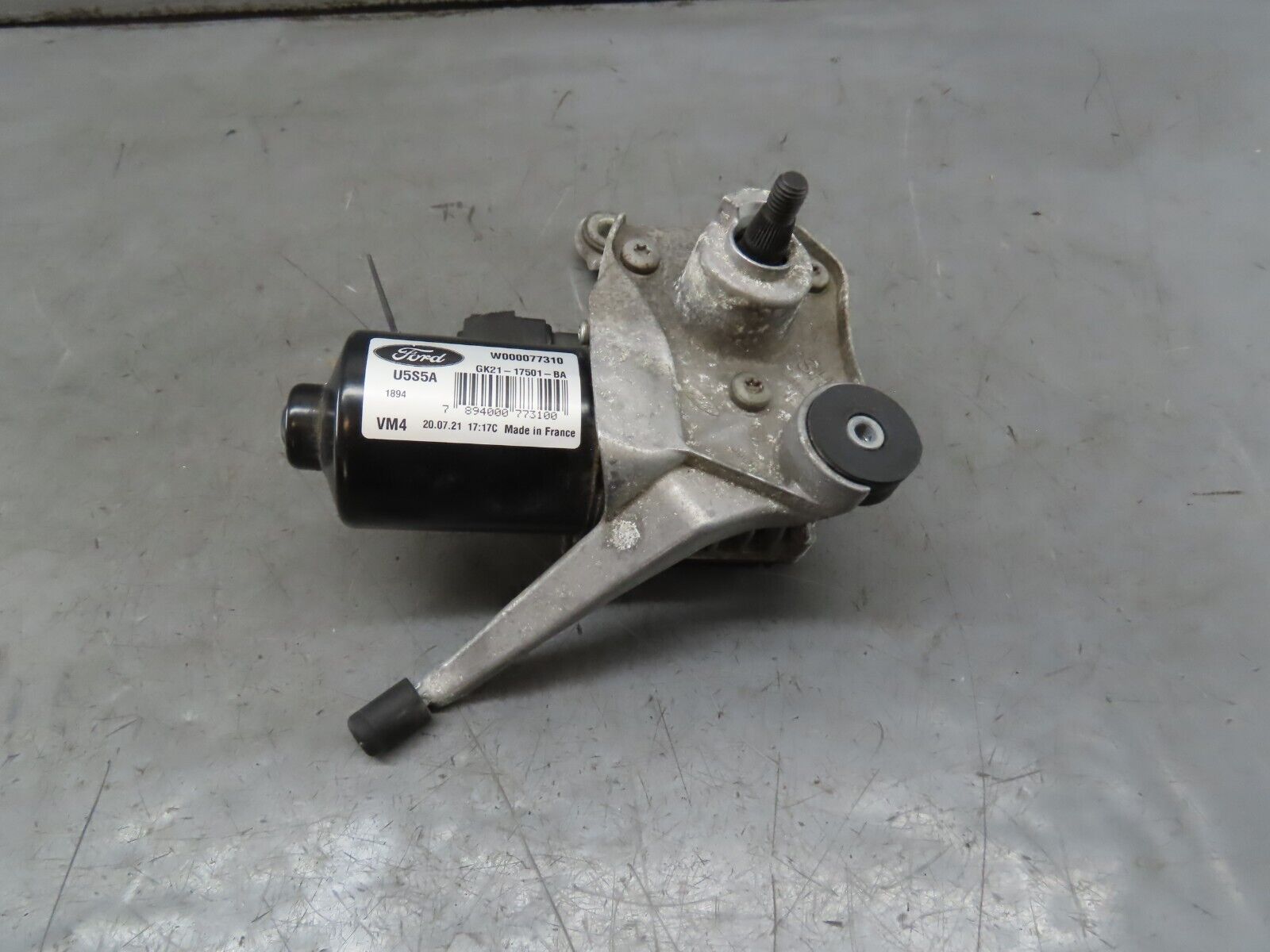 Ford Transit Custom Passenger Nearside Front Wiper Motor & Wiring Plug ...