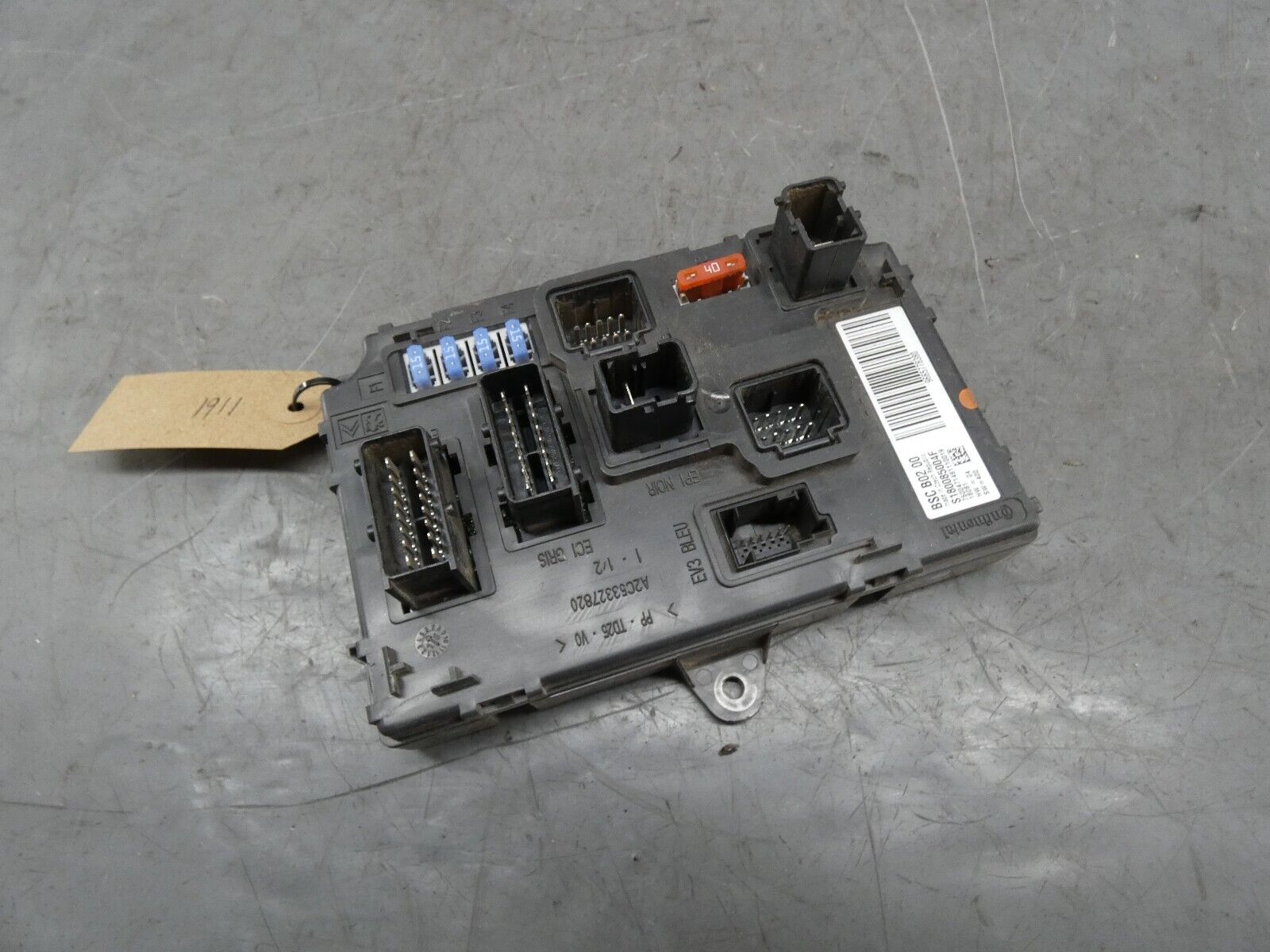 Peugeot Partner BSC Module 1.2 Petrol 2018 - 9665778380 / S180085004F ...