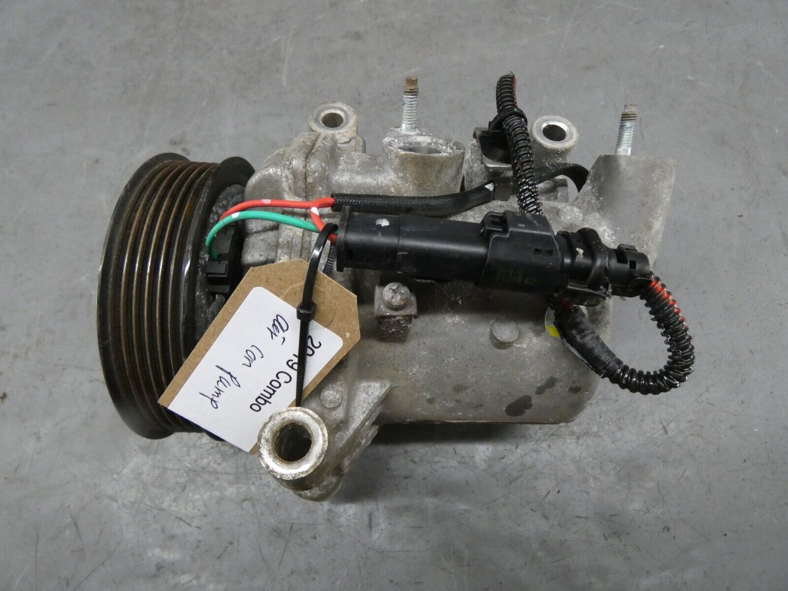 Vauxhall Combo Air Con Compressor Pump 1.6CDTI 2019 - Chrispin's Used ...