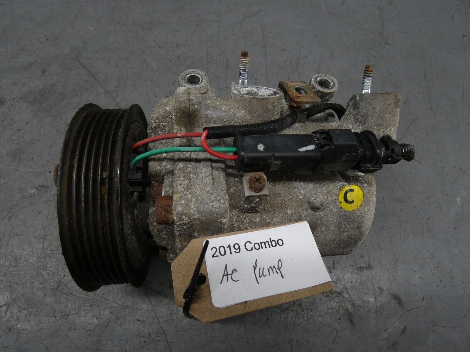 Vauxhall Combo Air Con Compressor Pump 1.6CDTI 2019 - 9810349980 ...