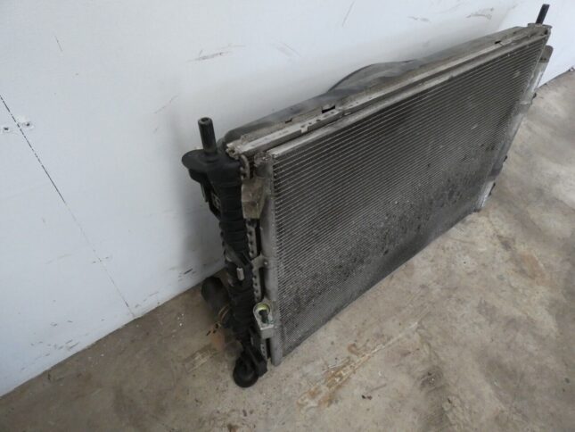 Ford Transit 350 Cooling Radiator Air Con Radiator & Fan Pack 2.0TDCI ...