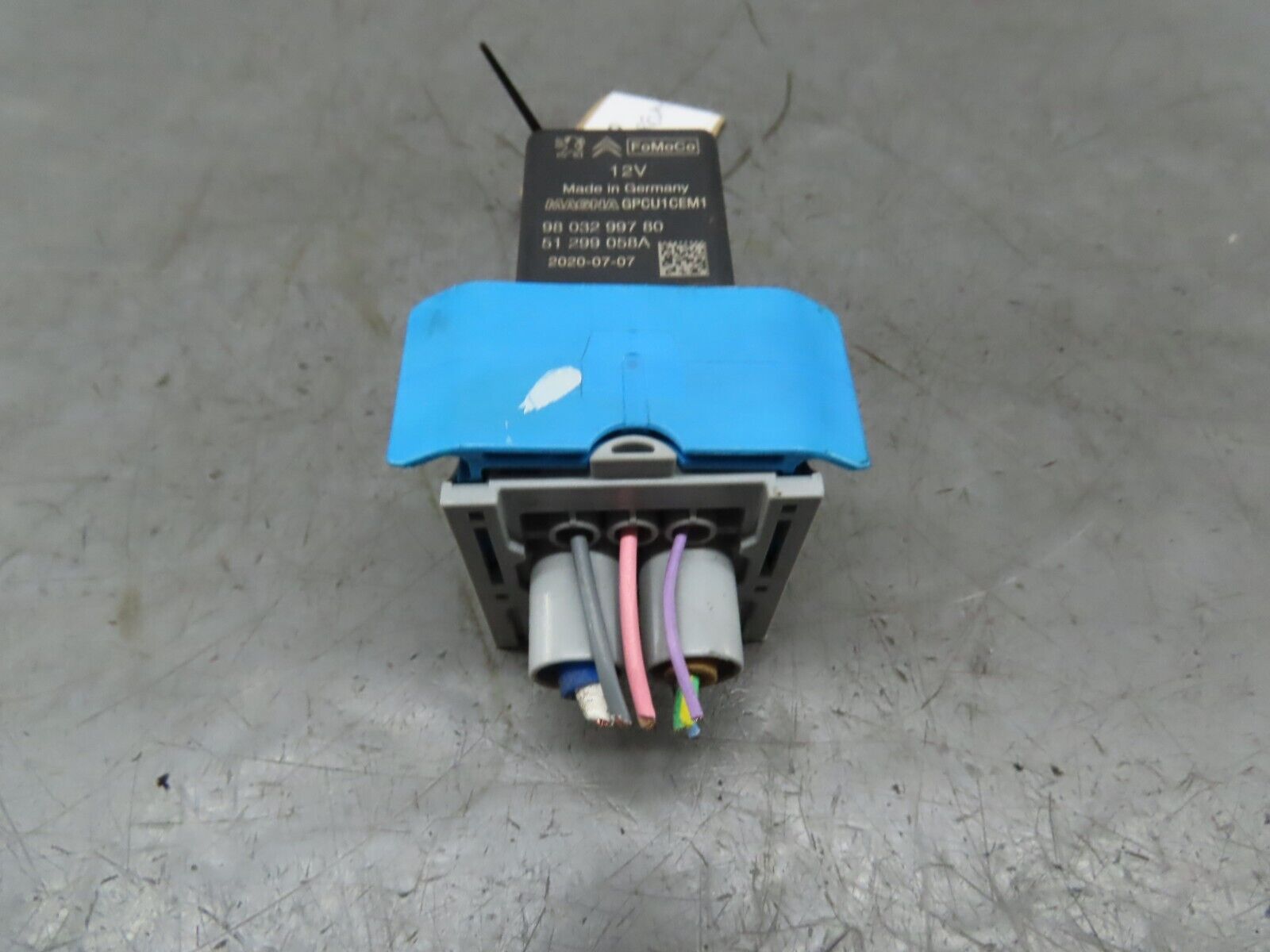 Vauxhall Combo Glow Plug Relay 1.5CDTI 2020 - 9803299780 - Chrispin's ...