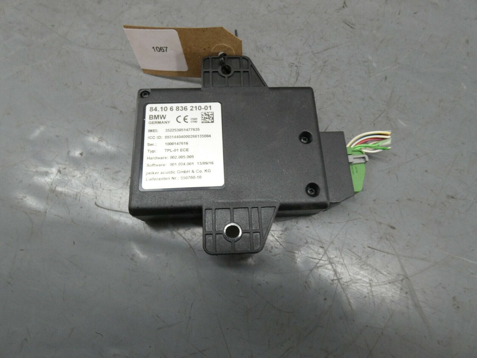 2016 Mini Cooper 1.5D ECE Module - TPL-01 ECE - Chrispin's Used Car Spares