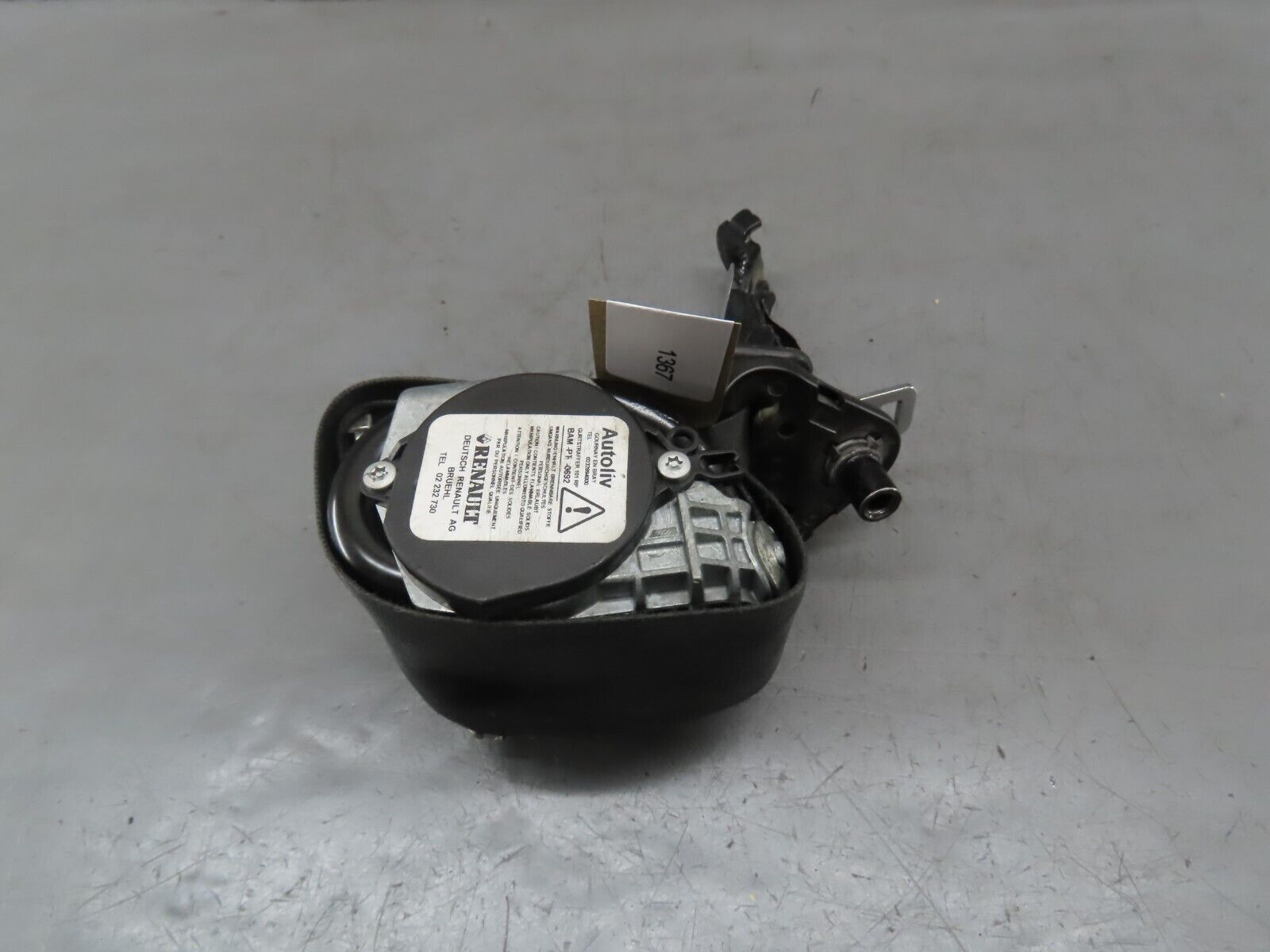 Renault Master Drivers Offside Front Seat Belt 2.3DCI 2021 - 868847626R ...